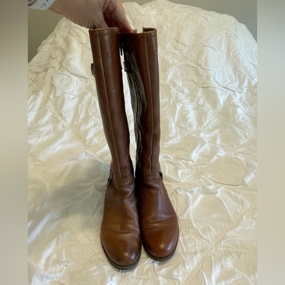 Naturalizer | Shoes | Naturalizer Brown Leather Boot Wide Shaft | Poshmark